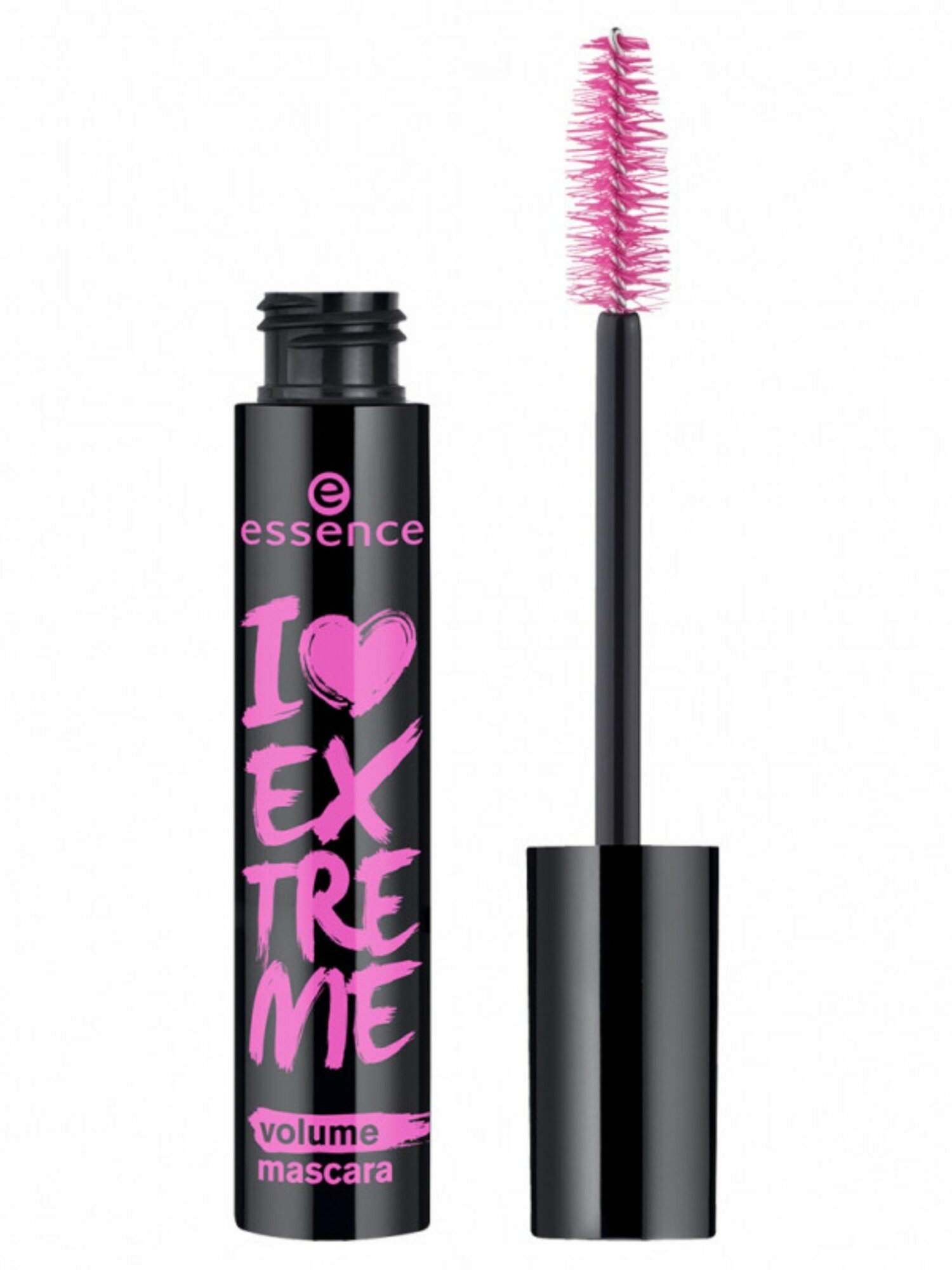 Тушь для ресниц Essence I Love Extreme volume mascara, объемная, тон: 01 черный, 12мл