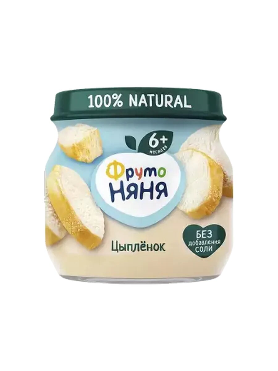 ФрутоНяня Пюре цыпленка 80г