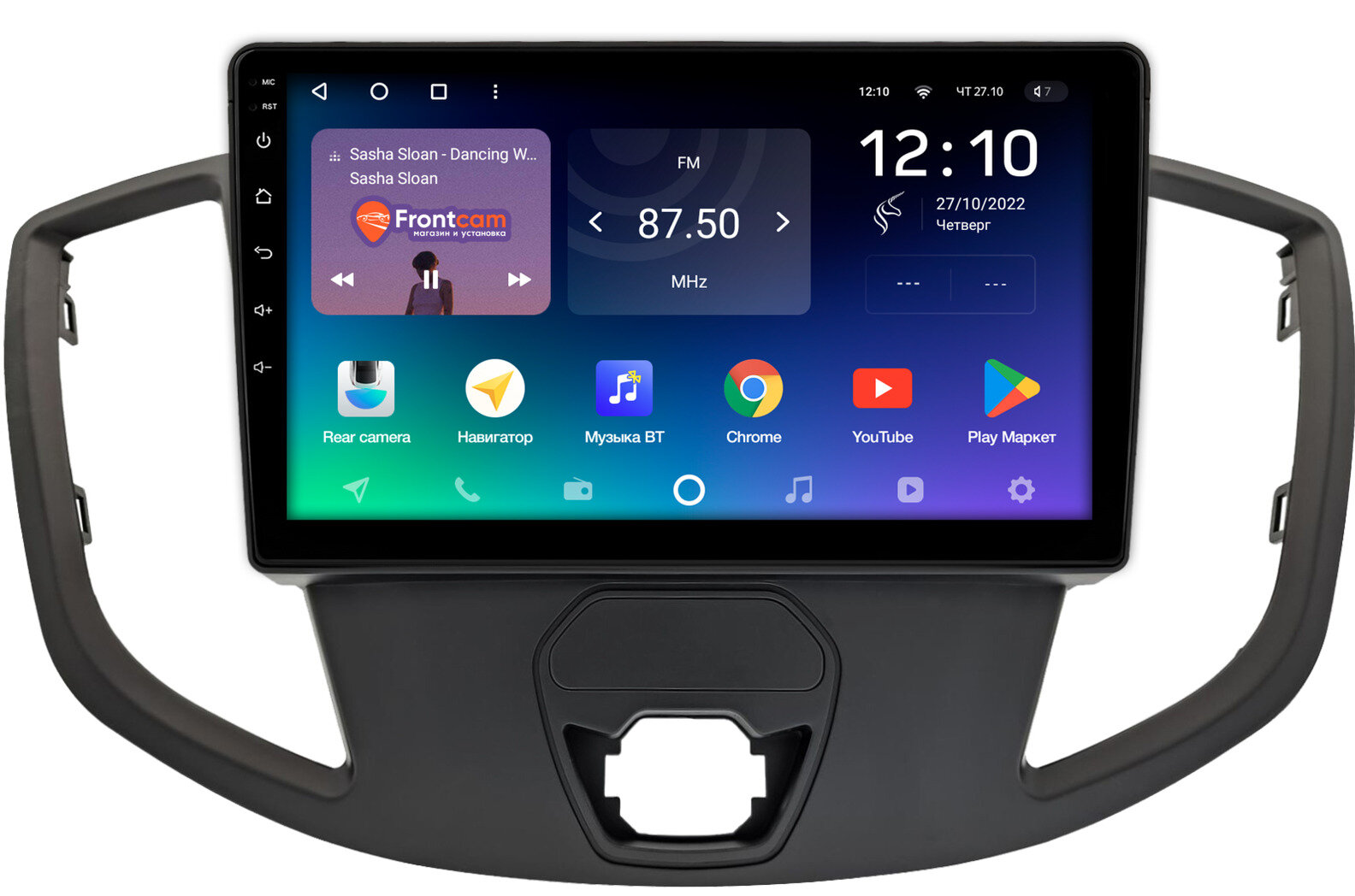 Штатная магнитола Ford Transit 2014-2023 (компл. без радио) Teyes SPRO PLUS 4/64 9" RM-9-1554 Android 10 (4G-SIM, DSP, IPS)