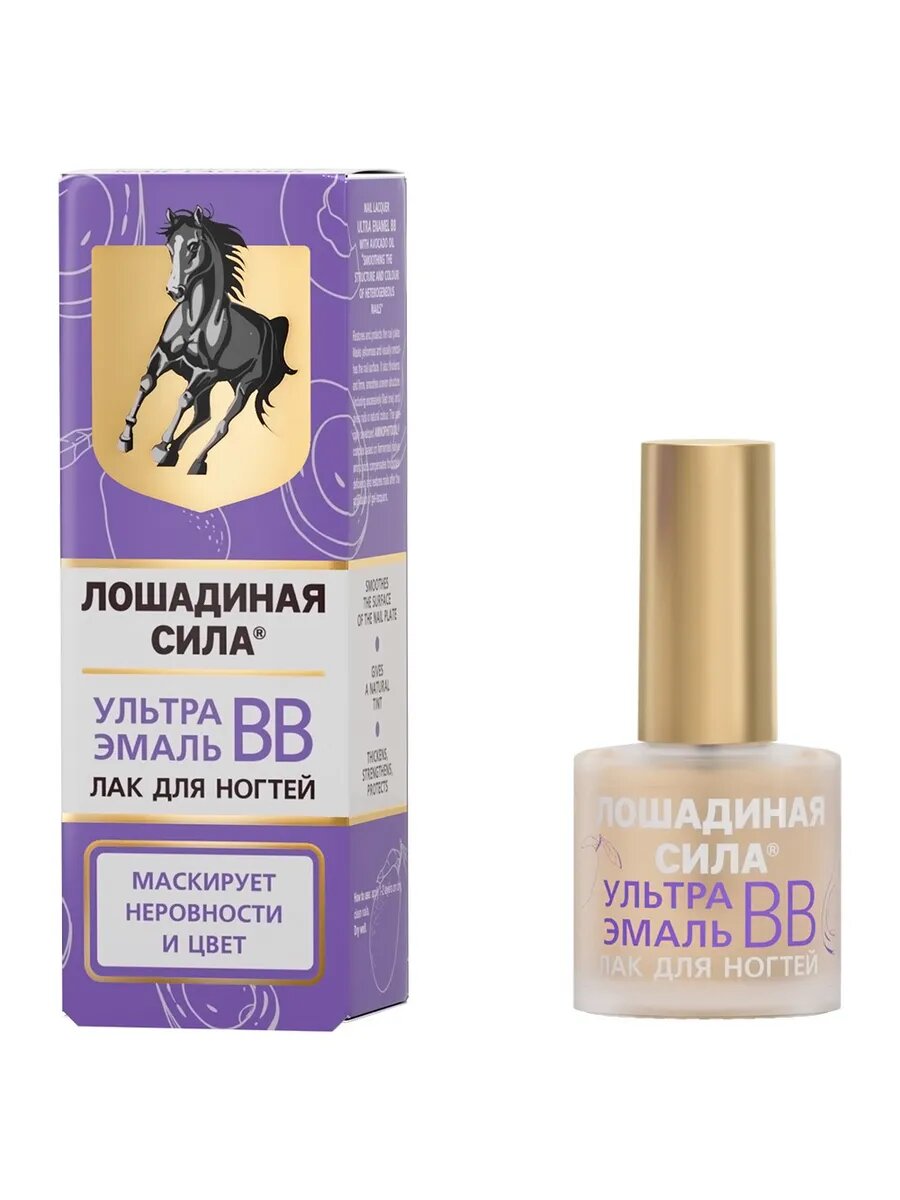 Лошадиная сила/horse force лак для ногтей ультра эмаль вв с