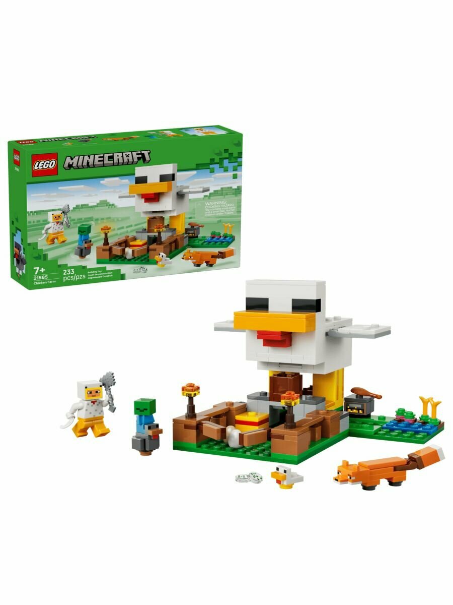 21585 Пластиковый Конструктор Lego Minecraft 21585 Chicken Farm Куриная ферма