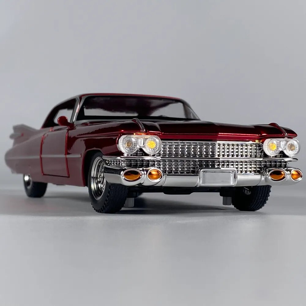Машинка металлическая инерционная Масштаб 1:24 Eldorado Biarritz 1959 Series 62 Детская игрушка модель С звуком и светом