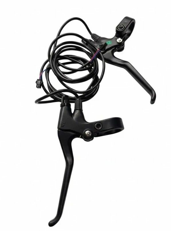 Ручки тормоза для электровелосипеда (Eltreco XT 750/800/LETO) с концевиками. Комплект