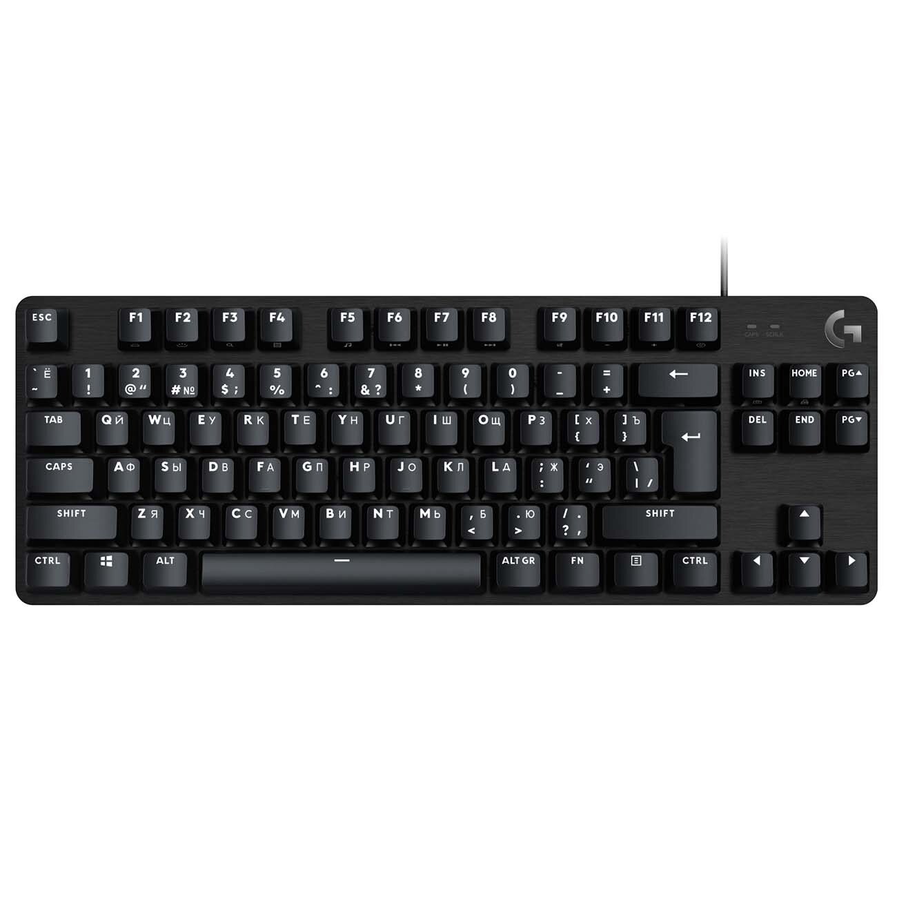 Клавиатура Logitech Gaming Keyboard G413 TKL SE Mechanical - BLACK - RUS - USB - TACTILE SWITCH