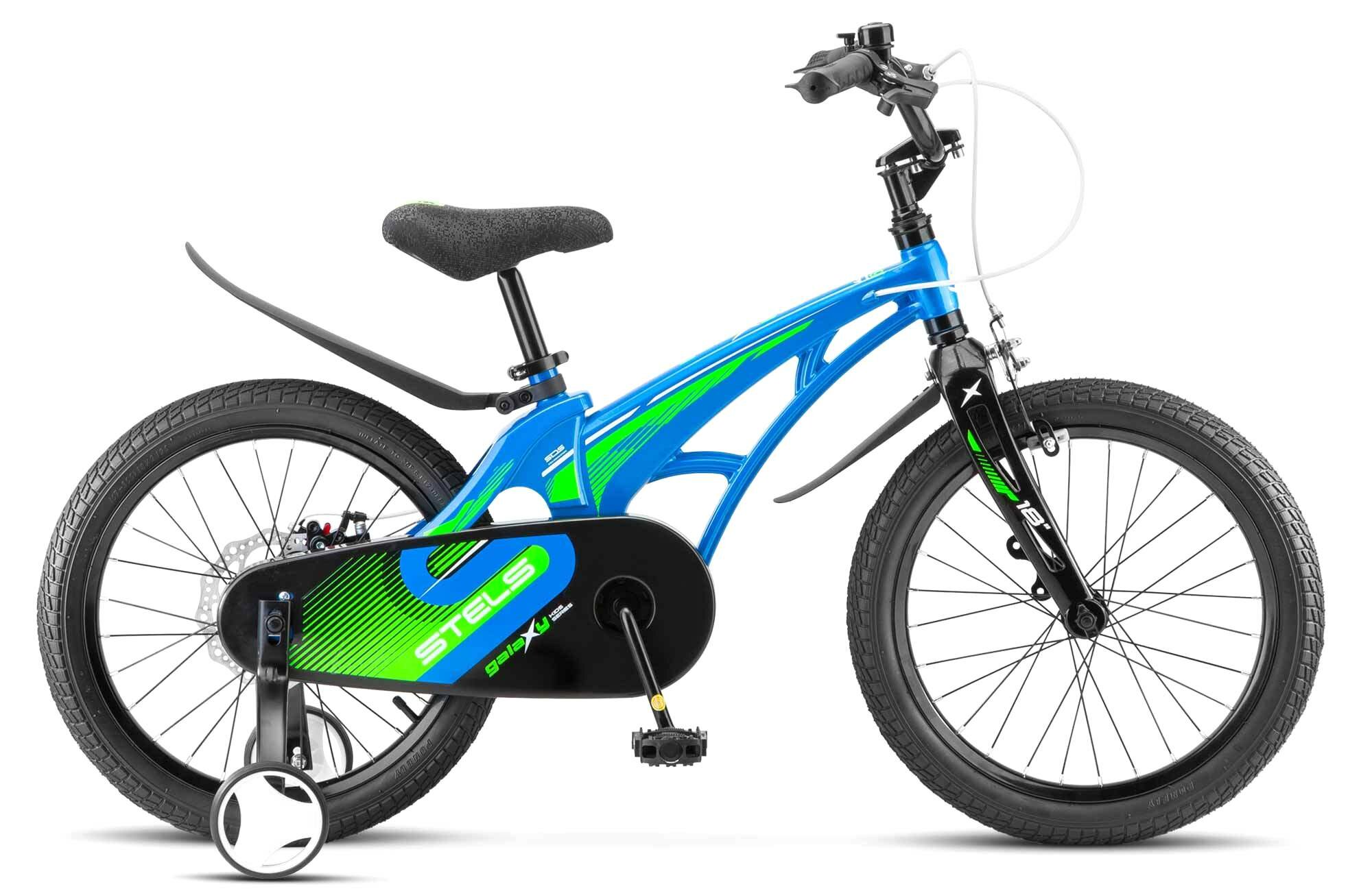 Детский велосипед Stels Galaxy 18, год 2026, цвет Синий