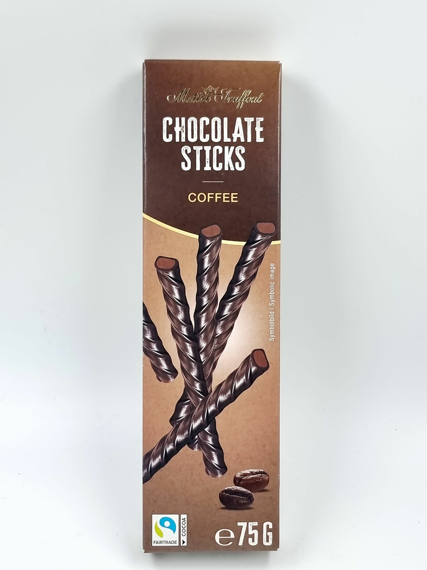 Шоколадные палочки Matre Truffout Schokosticks Coffee, со вкусом кофе, 75 г