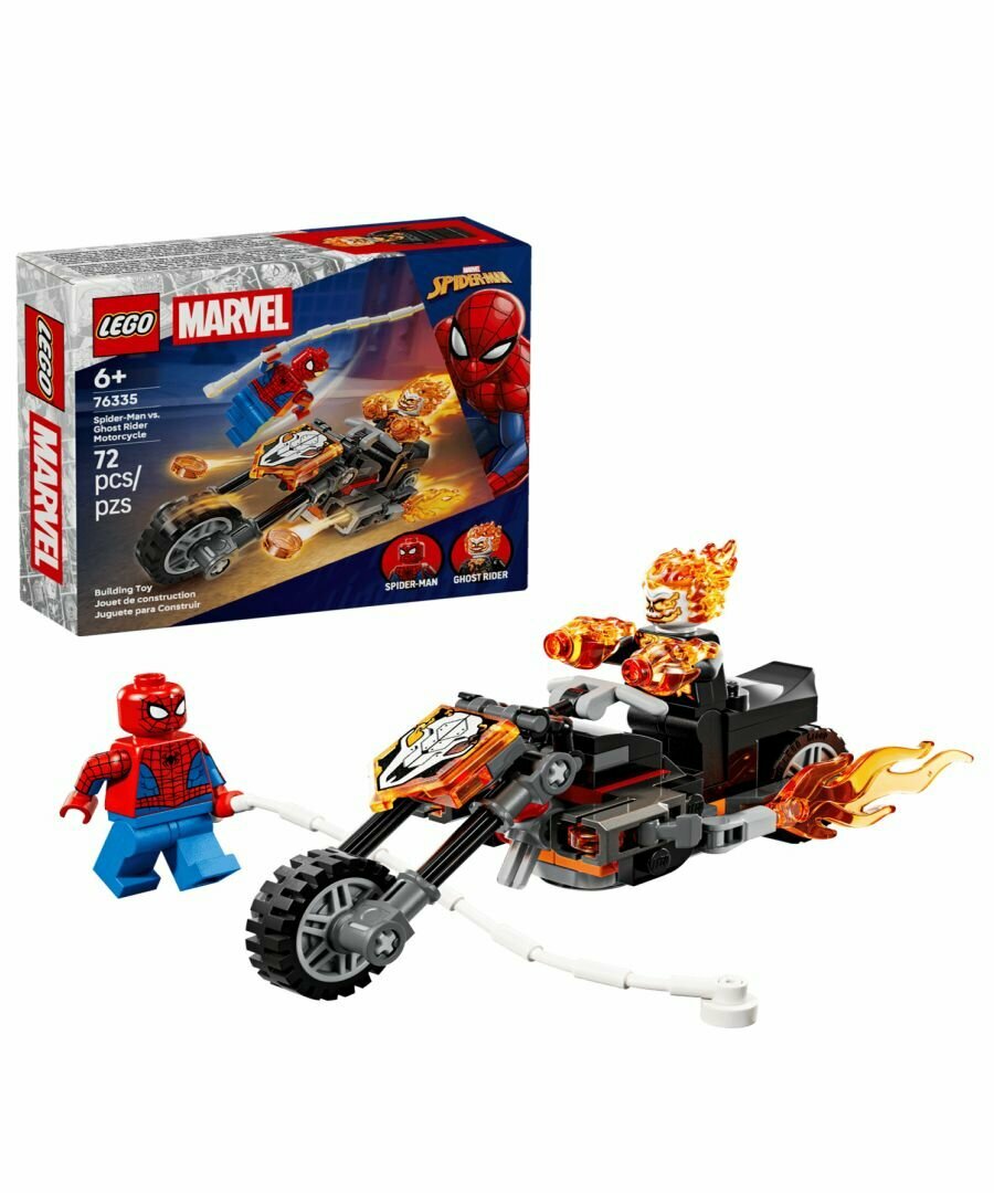 Конструктор Lego Marvel 76335 Spider-Man vs. Ghost Rider Motorcycle Человек-паук против Призрачного гонщика