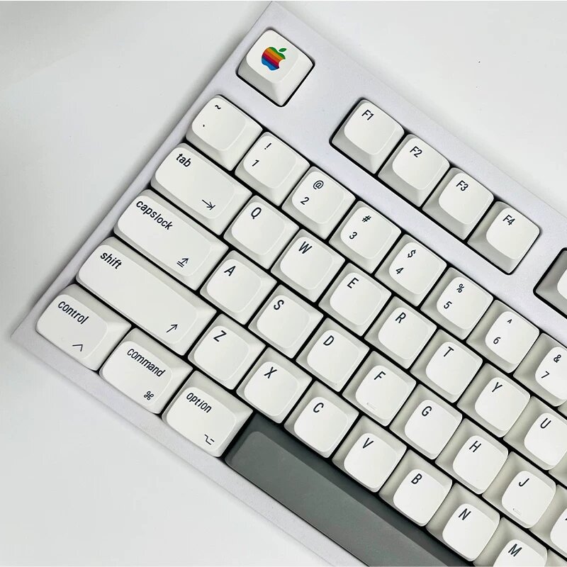 Прямые поставки с завода: кейкапы в стиле Apple, профиль XDA, PBT, сублимационная печать, английская фонетика, русский,
