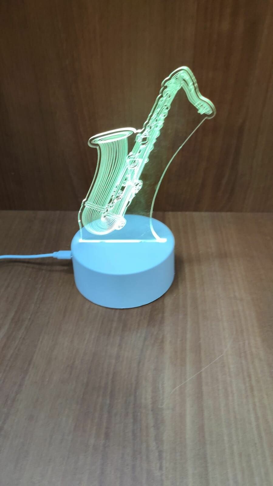 3D Светильник саксофон