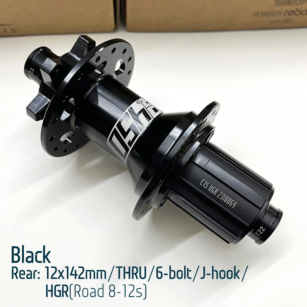 Втулка Koozer 450 для Gravel CX Black 28H 12x142 HGR