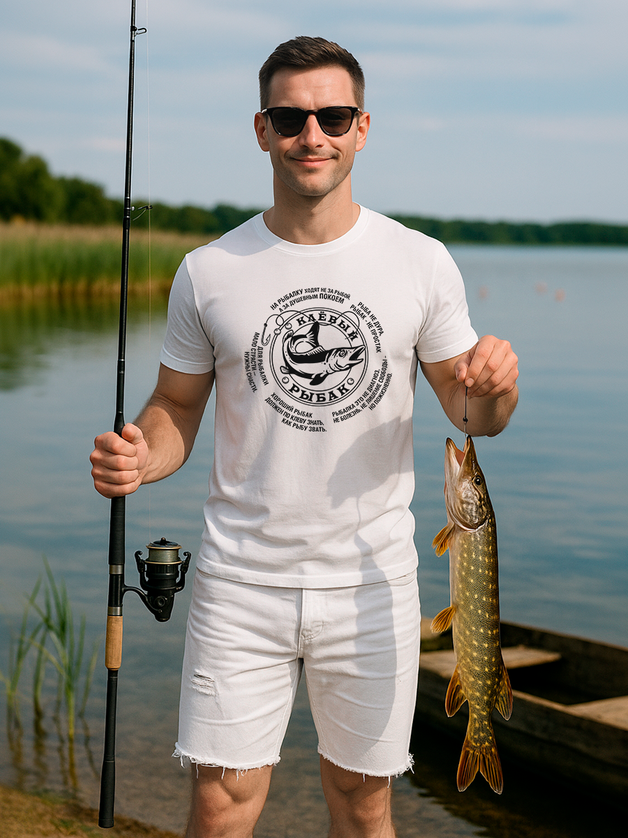 Футболка Клевый рыбак
