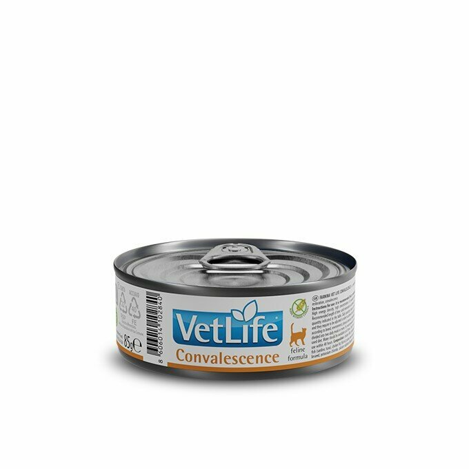 Влажный корм для кошек Farmina Vet Life Convalescence в период восстановления после болезни, беззерновой 85 г (паштет)