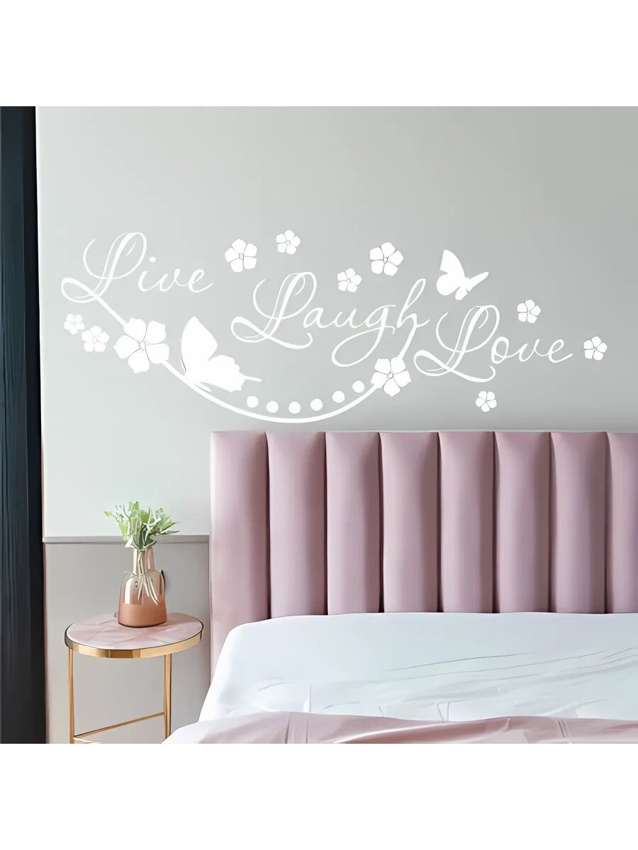 Наклейка надписи Live Laugh Love allstick арт. W_28-89
