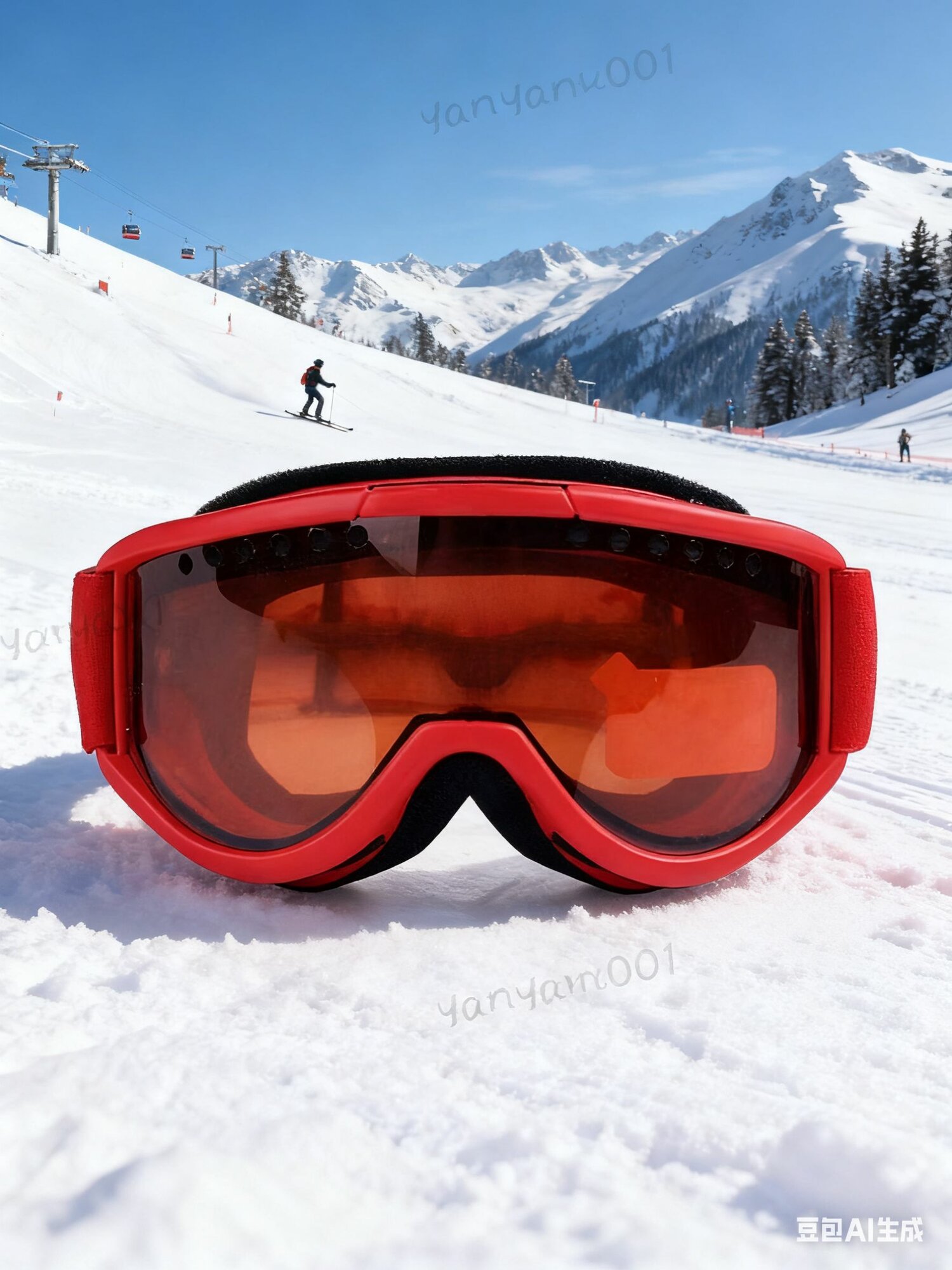 Горнолыжные очки Supreme x Smith Cariboo OTG Ski Goggles- ХИТ!