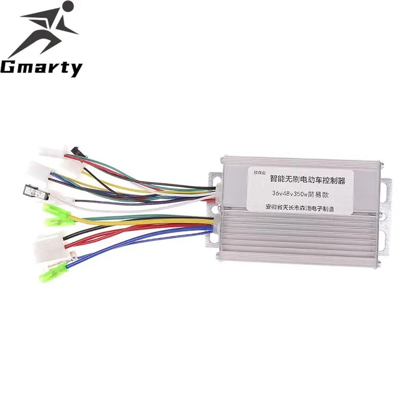 Аксессуары для электрического велосипеда 36 В/48 в 350 Вт, контроллер бесщеточного электродвигателя постоянного тока для электрического велосипеда, электровелосипеда, скутера