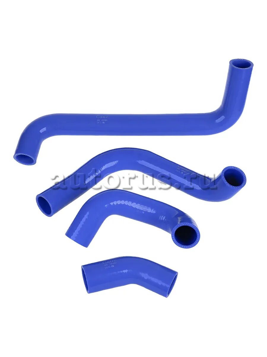 Патрубки радиатора охлаждения (4шт.) (силикон) для ВАЗ 2121