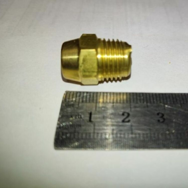 Клапан сброса давления 1/4" для компрессора парма К-1500/50, К-1800/50 цельнолатунный долговечный высокоресурсный профессиональный