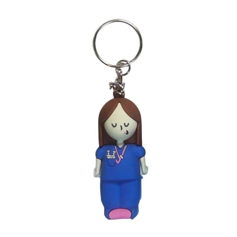 Ampoule Bottle Opener Keychain Syringe-Shaped Cutter Nurse Doctor Aid Medication Vial Breaker Tool Backpack Accessories