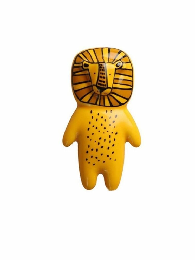 Керамическая дверная ручка шкафа в форме животного