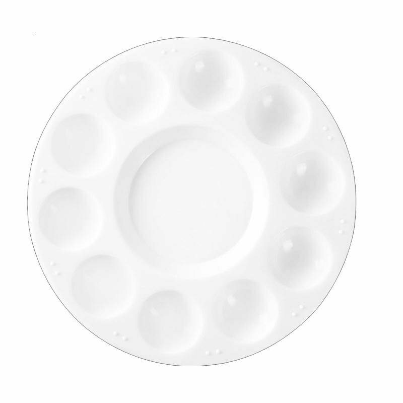 Пластиковая палитра для рисования, Круглый