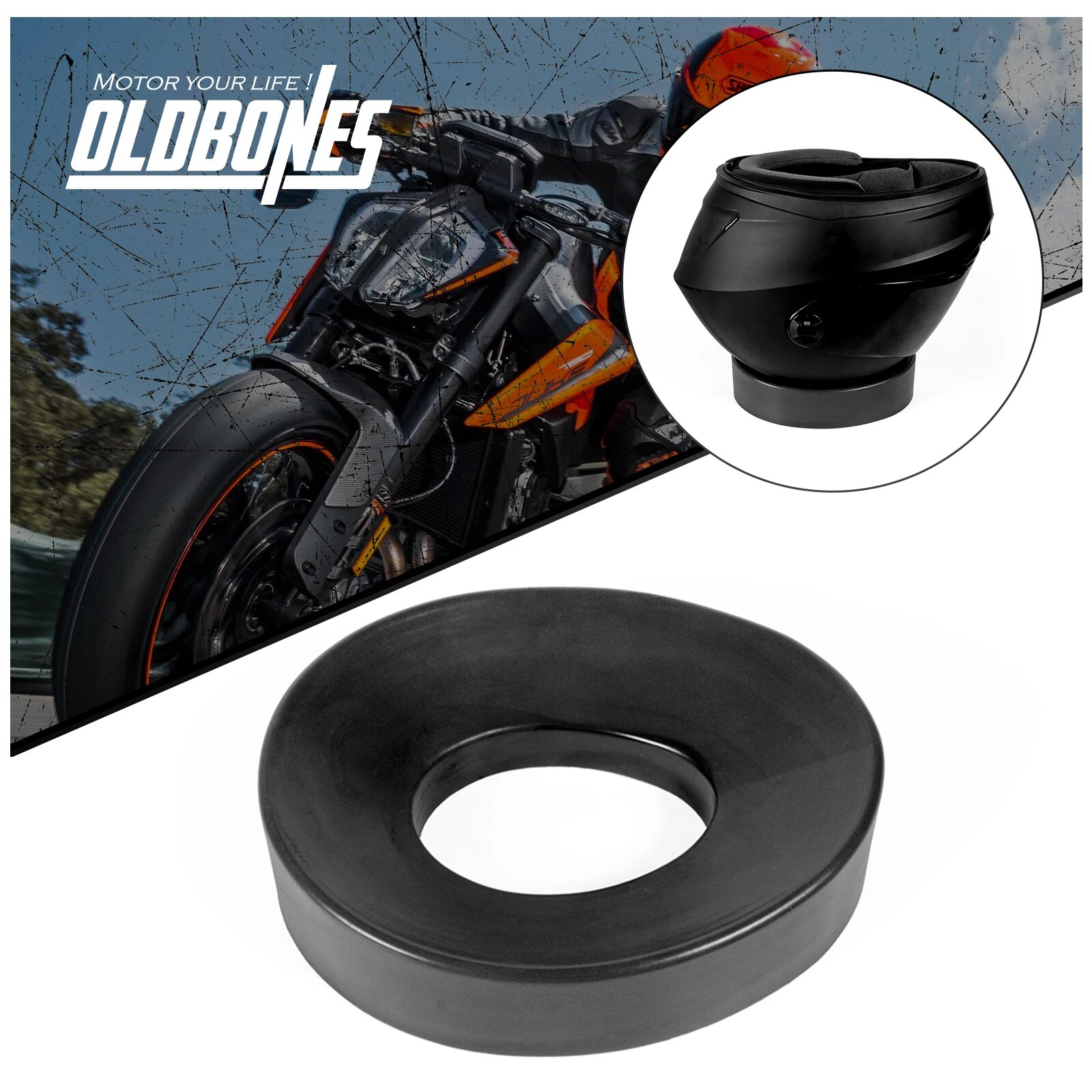 Новый держатель для мотоциклетного шлема для мотоцикла, скутера, поддерживающая полка для шлемов