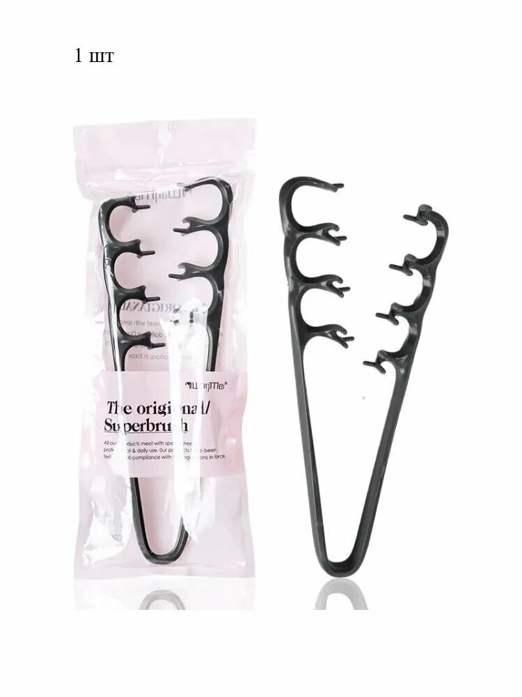 Расческа-браш для объемной укладки с частыми зубьями