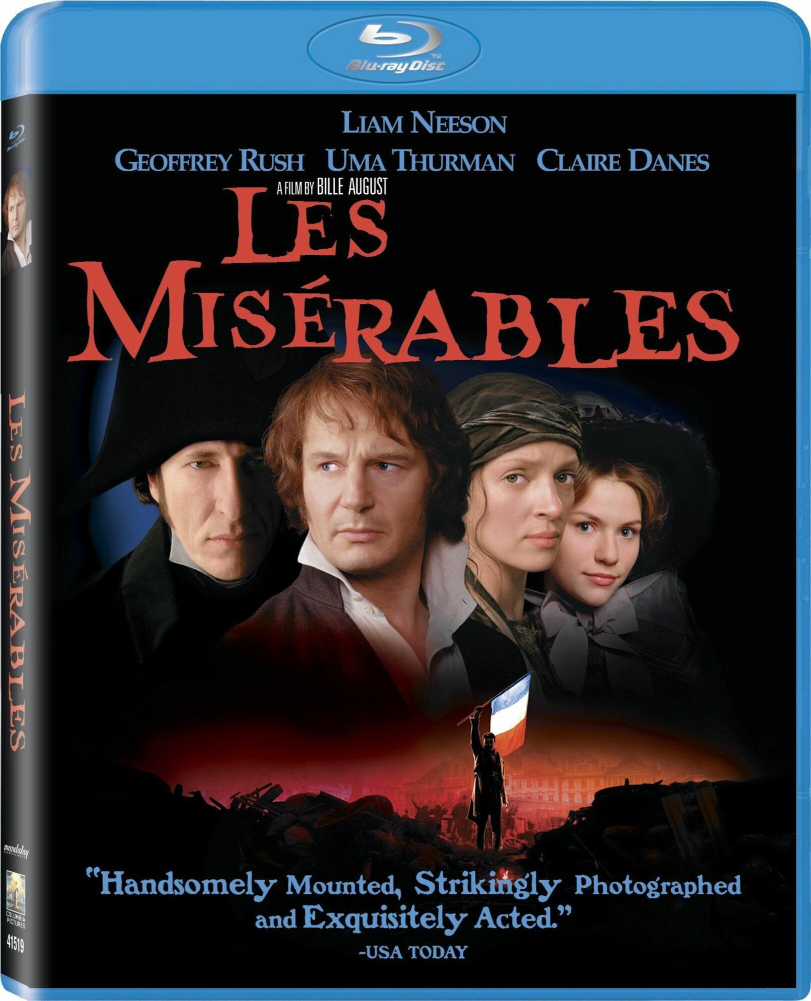 Отверженные (1998) blu-ray диск фильм драма мелодрама криминал Лиам Нисон