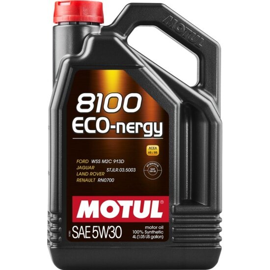 Моторное масло Motul 8100 Eco-Nergy 5W-30 синтетическое 4л (ЕС)