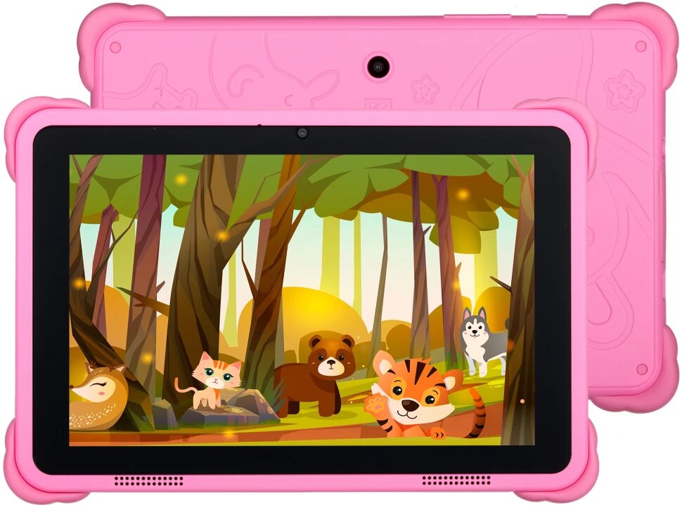 8" Планшет KENSHI Kids H34 LTE 4/64 ГБ, 5000 мА*ч, Android 14. x, розовый