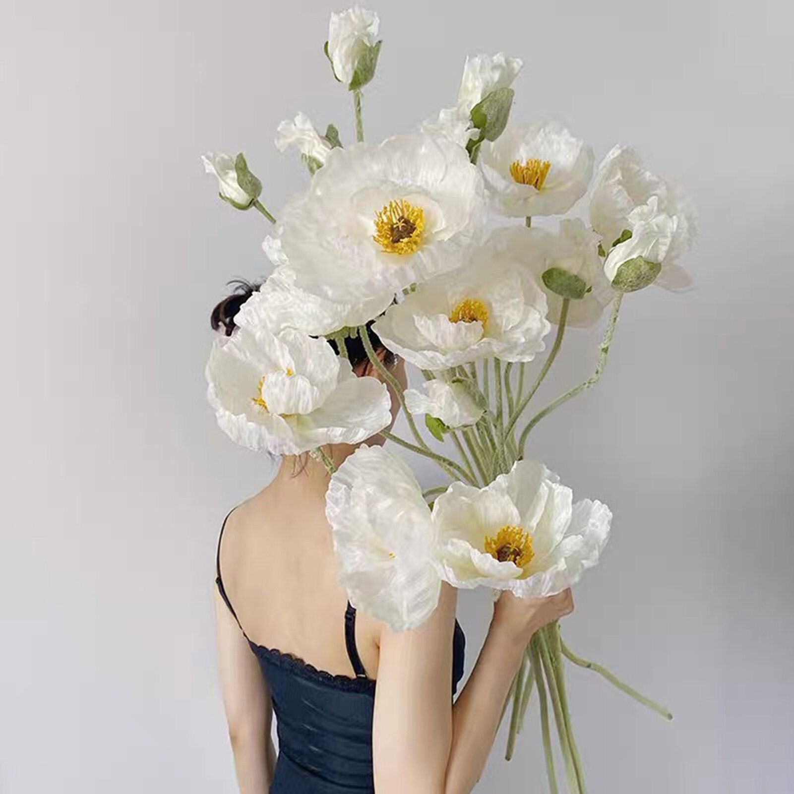 Высокие искусственные маки - ростовые цветы для свадеб и интерьера