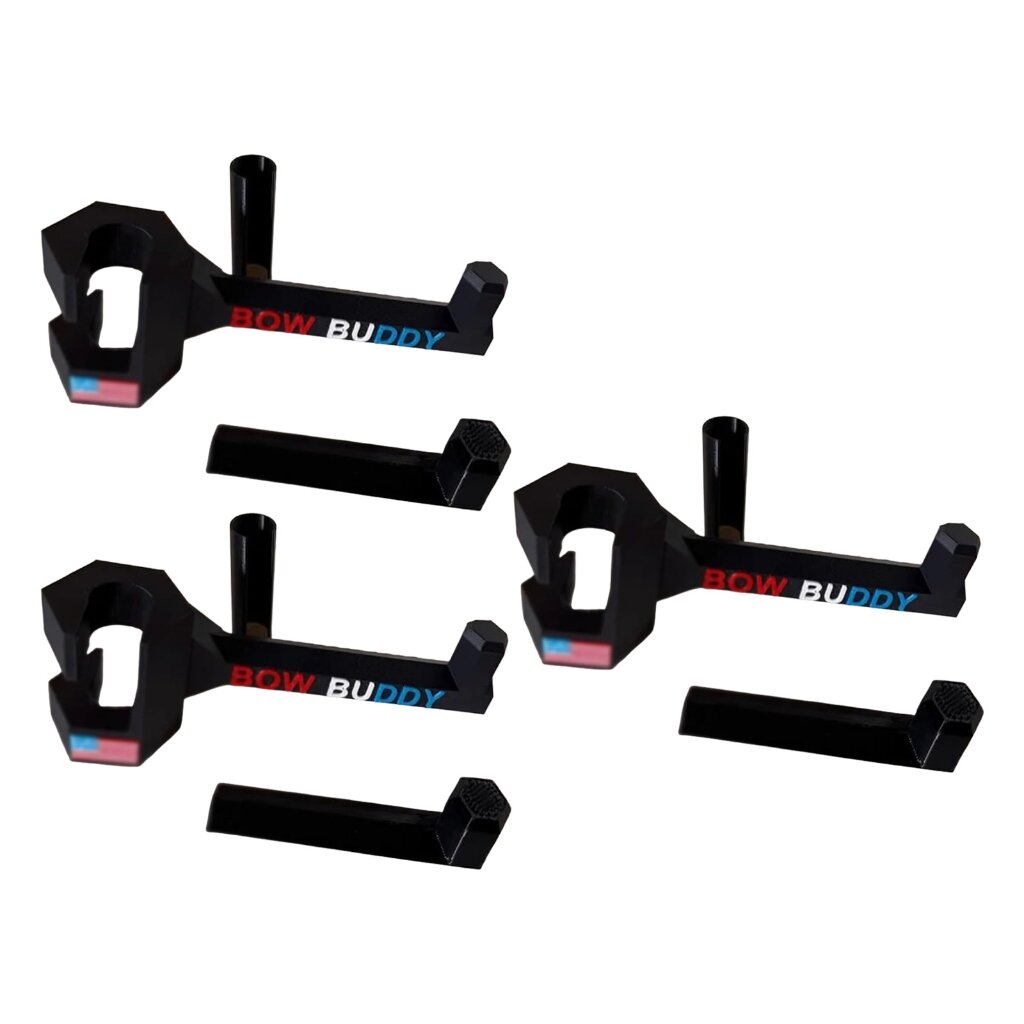 Луки Buddyss Вешалка для луков для грузовиков - Вешалка для луков для грузовиков, Охотничьих луков, Держатель для подголовника для хранения транспортных средств и охотничьего транспорта