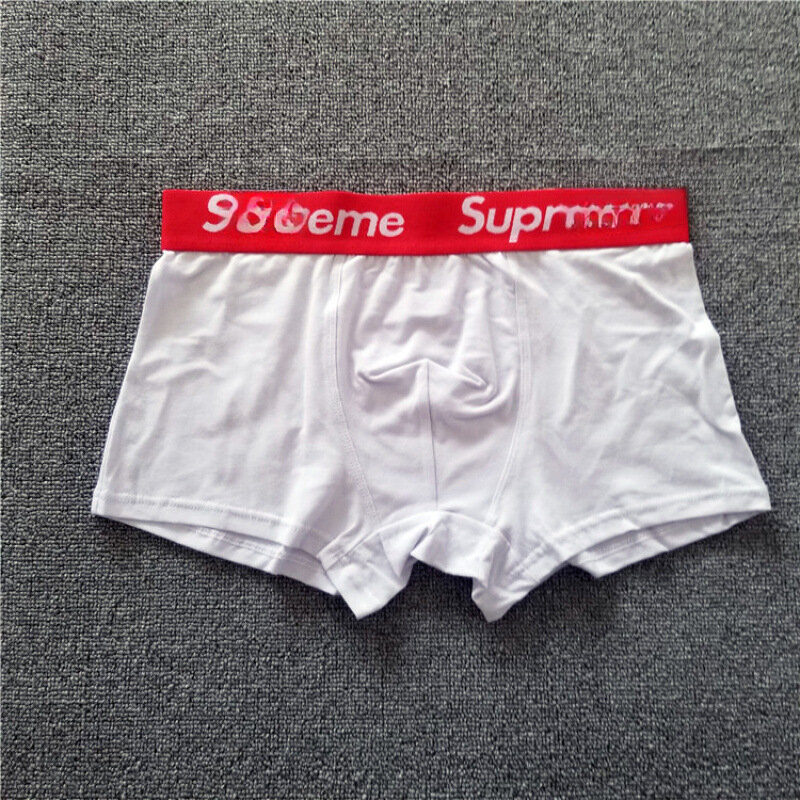 Модные женские хлопковые трусы-боксеры Supe в европейском и американском стиле, стильные и сексуальные, красного цвета, подходят для Года Зодиака, для студенток.