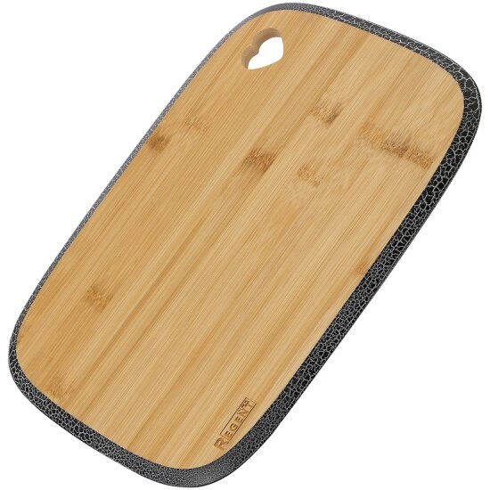 Доска Regent Inox Linea Bamboo разделочная прямоугольная, окантовка черная с белым, 35.5х25х1,2 см (93-BM-8-01.1)