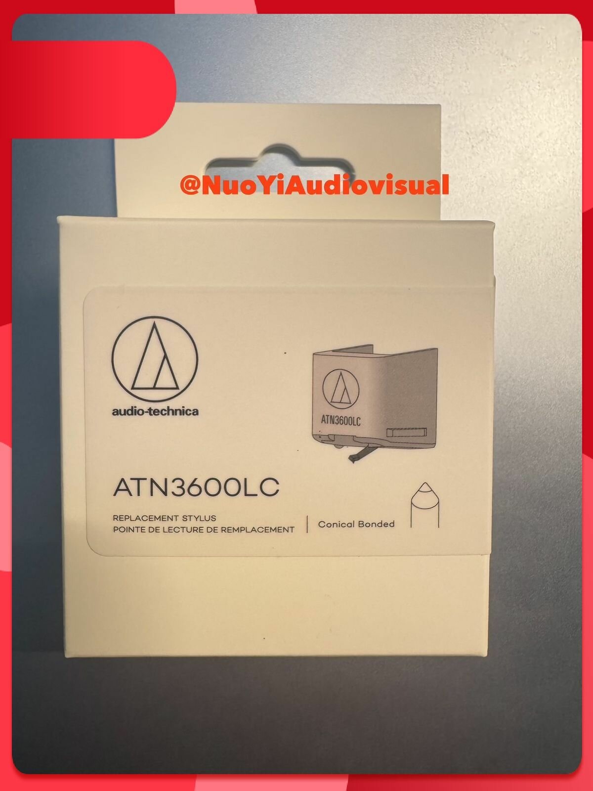 Сменная игла Audio-Technica ATN-3600LC с конической иглой для картриджей серии AT3600 (только игла)-