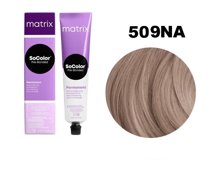 Matrix краска Socolor Pre-Bonded 509NA очень светлый блондин натуральный пепельный 90 мл Матрикс