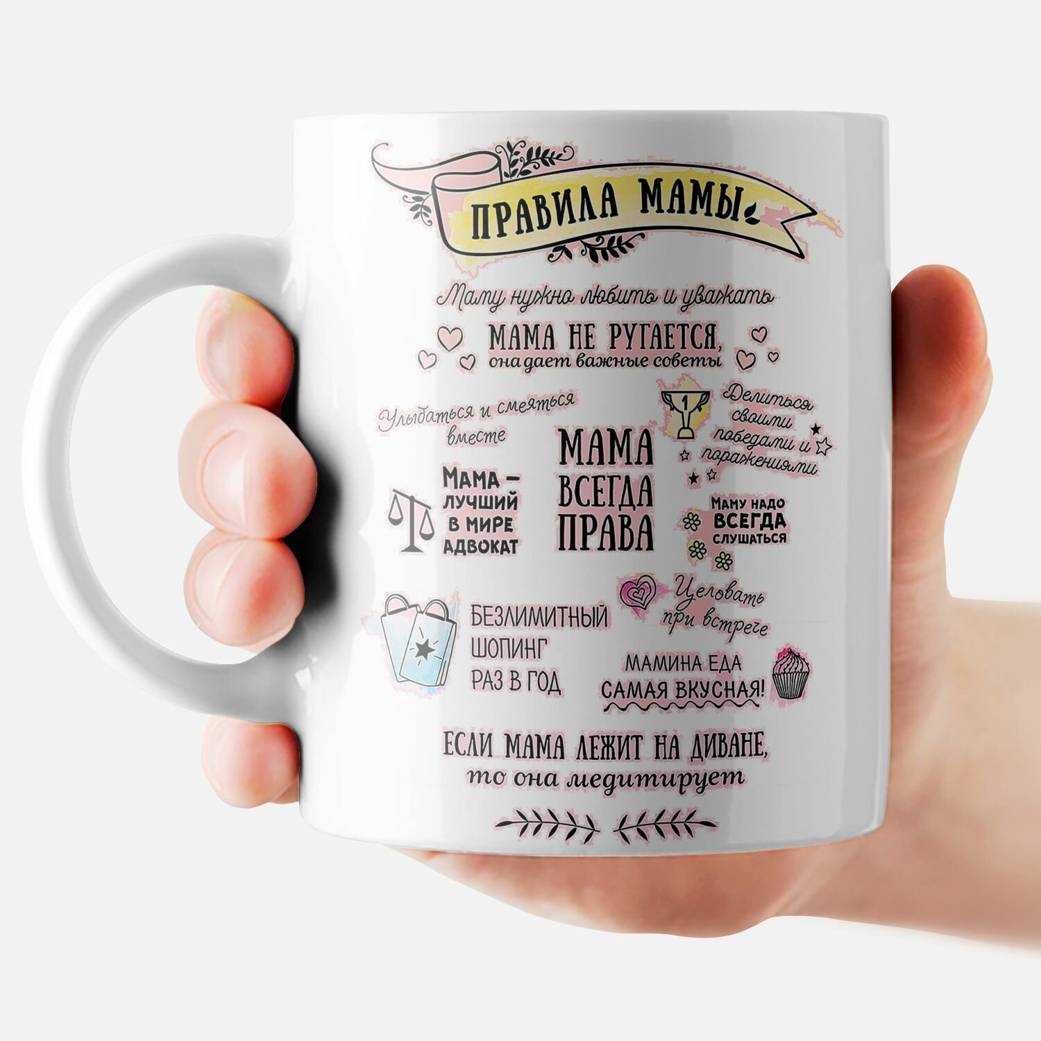 Кружка "Правила мамы"