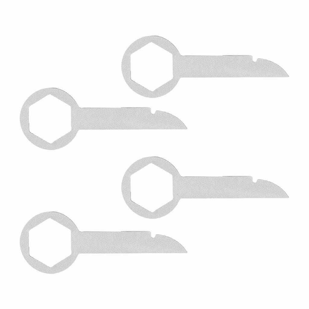 Набор из 4 ключей для демонтажа автомагнитол, 69.5mm