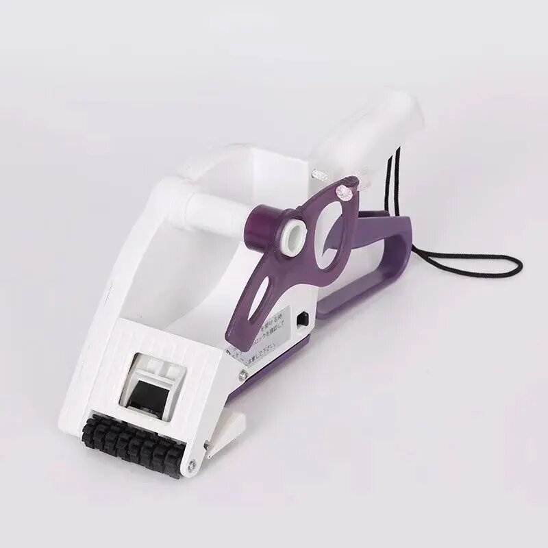 Полуавтоматическая самоклеящаяся ручная этикетировочная машина для круглых бутылок, подходящая для плоских этикеток