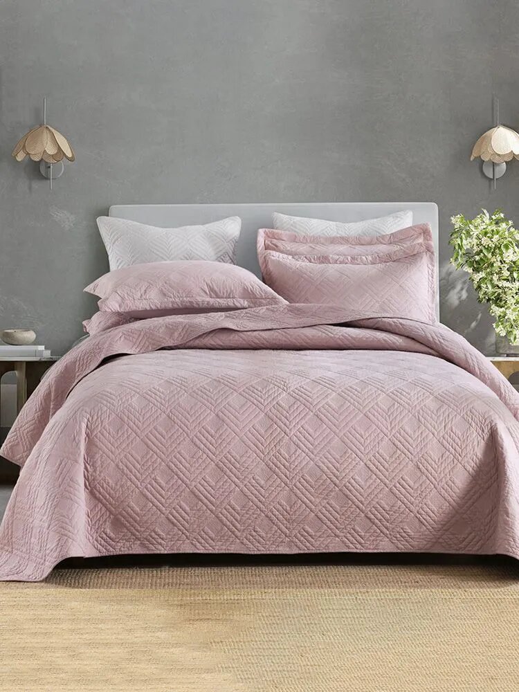 AiWinsure Покрывало patchwork quilts, Хлопок с размерами: 250 см х 230 см