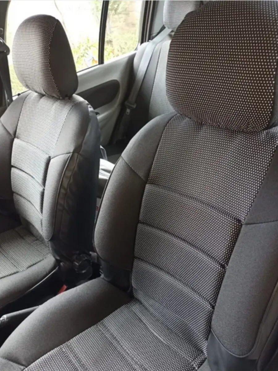 Чехлы Lada Largus 5 мест (2021-2023); Черный;