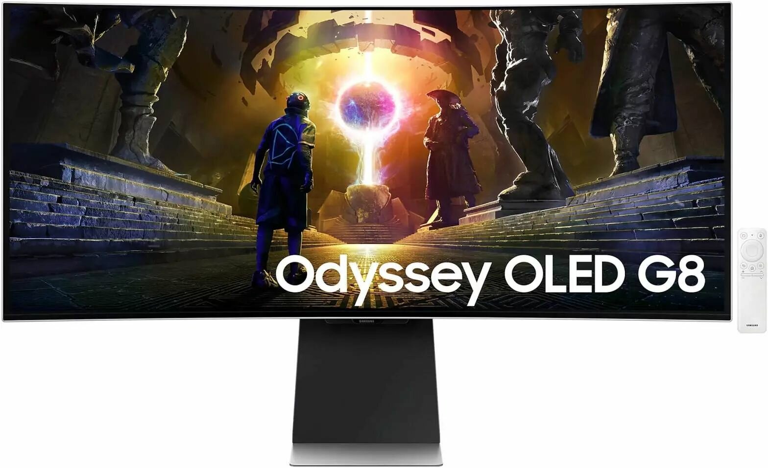 Монитор Samsung Odyssey OLED G8 S34DG852SMXUE, серебристый