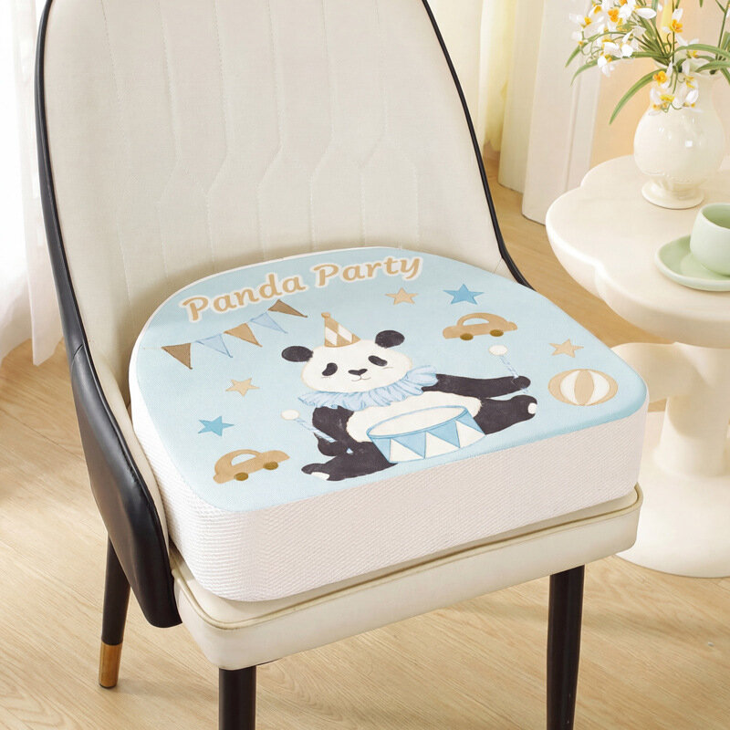 Подушка для увеличения роста детей, детский стульчик для кормления, сиденье в форме подковы, приподнятая и утолщенная подушка для стула, подушка для стула для учеников начальной школы.