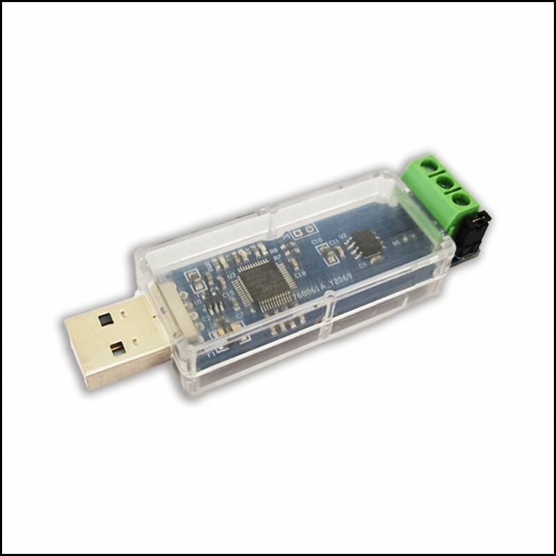Модуль CANable USB-преобразователь Адаптер анализатора отладчика CAN Canbus CANdleLight TJA1051T/3 Неизолированная версия CANABLE