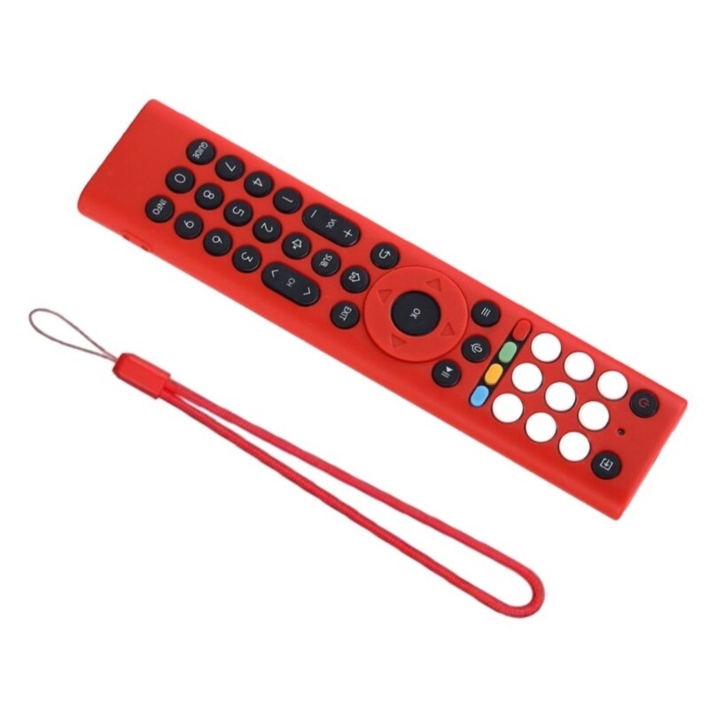 Подходит для силиконового защитного чехла пульта дистанционного управления Hisense ERF2B38H-красный