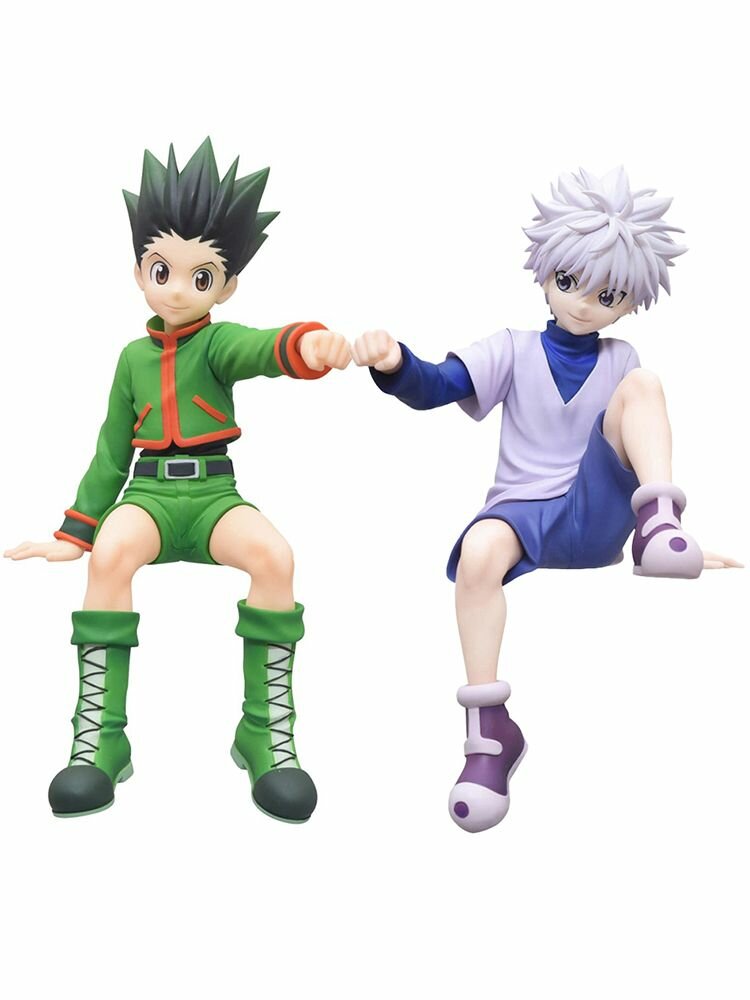 Фигурка Охотник х Охотник / Хантер х Хантер Гон Фрикс Киллуа Золдик / Hunter x Hunter Killua Zoldyck, Gon Freecss 2шт anime figure