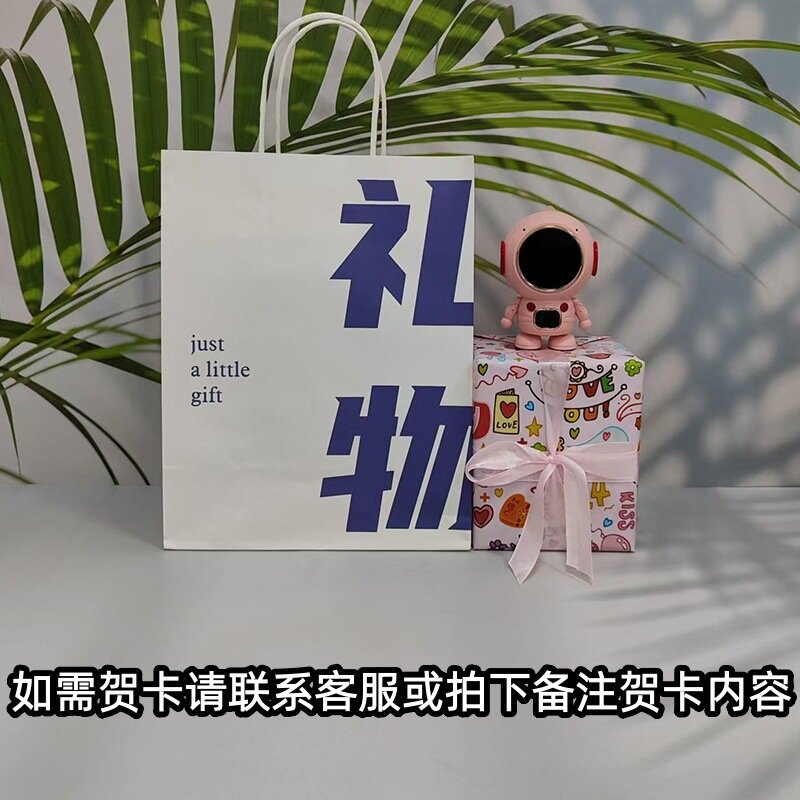 Умная колонка-астронавт с HD-экраном, большая модель Doubao Deepseek с Bluetooth и Wi-Fi, студенческие часы