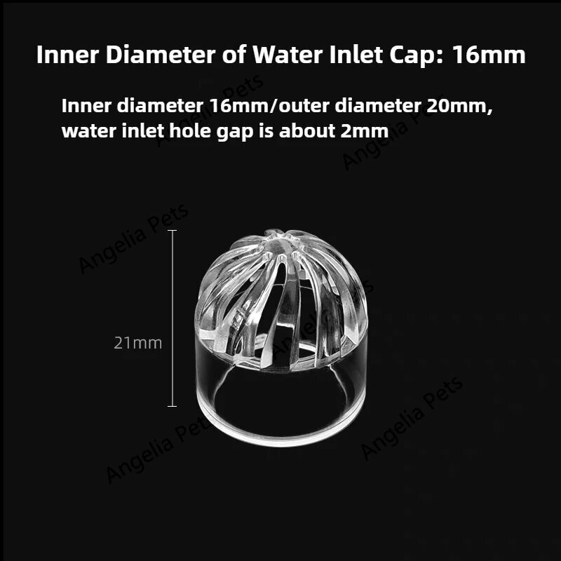 Прозрачная акриловая труба Pet Sound для аквариума 16mm innlet cap