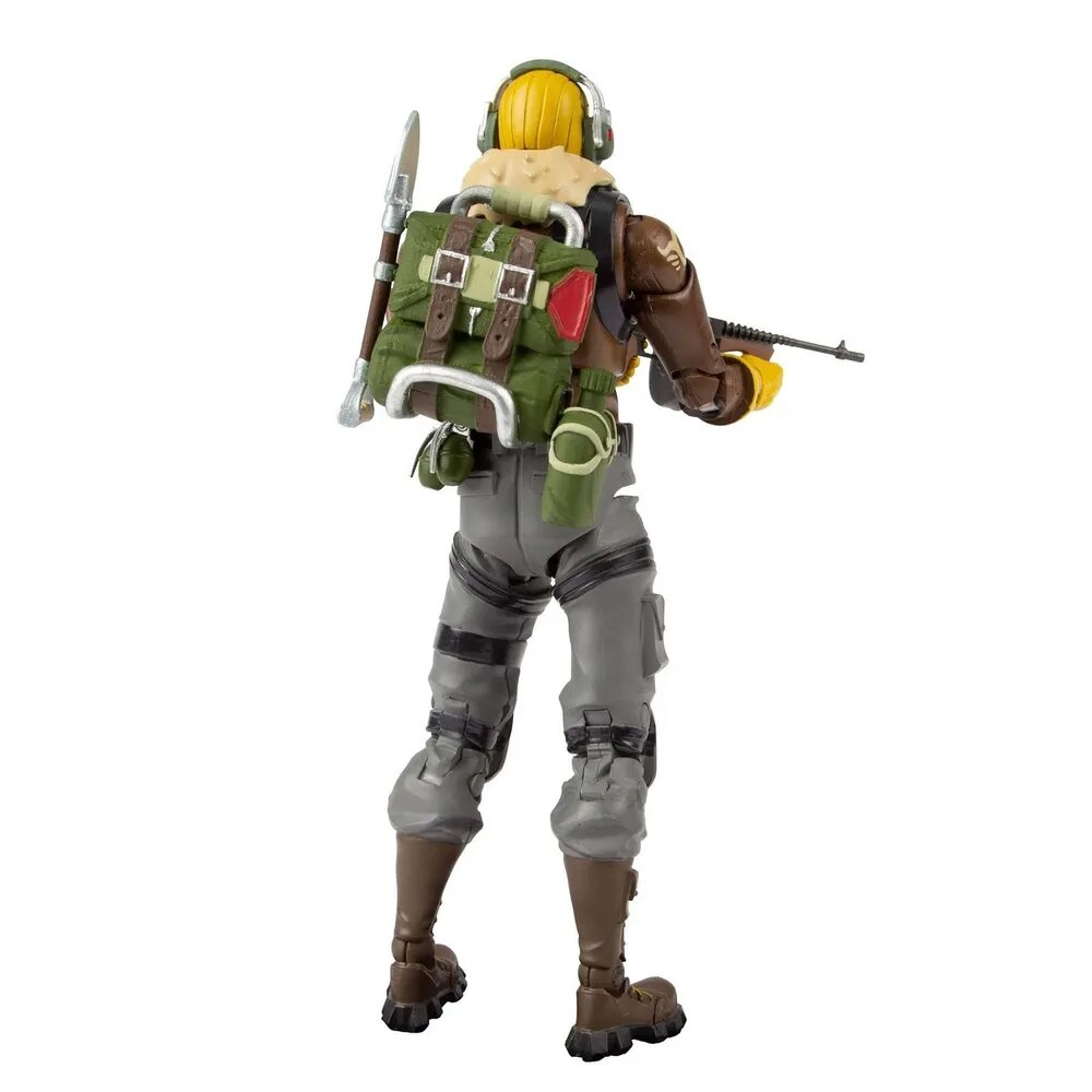 Фигурка Fortnite Raptor (16см) из ABS пластика, коллекционная модель для фанатов игры, с оружием в комплекте — фото 1