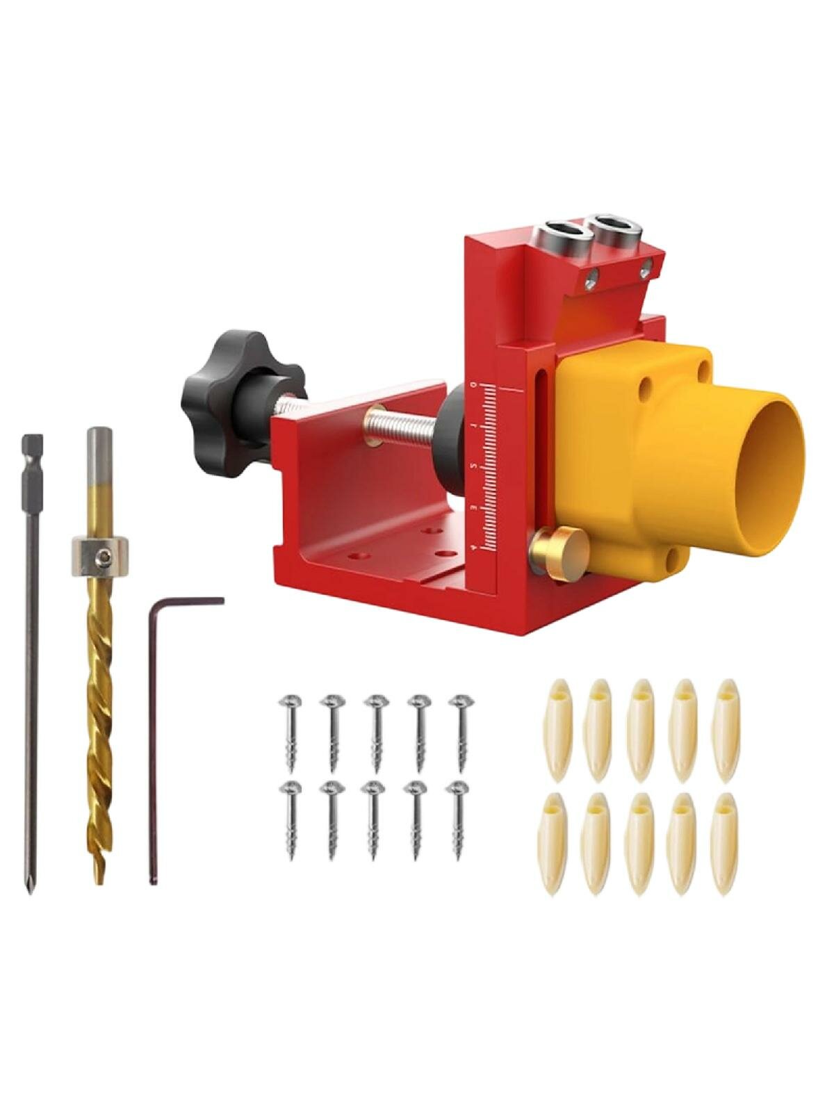 Многофункциональный ограничитель сверления для сборки полок и соединения декоративных рам