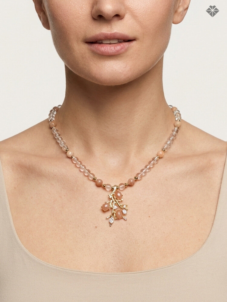 Бусы, гeлиoлит